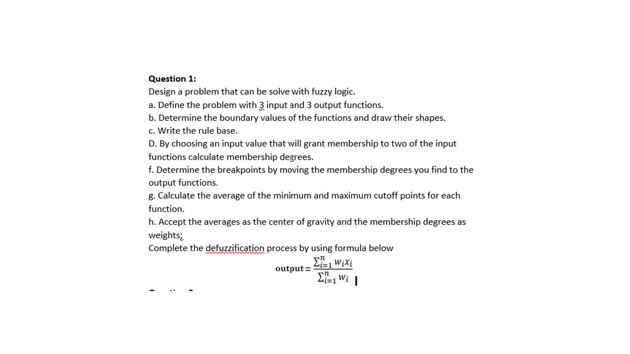 Solved Question 1: Design a problem that can be solve with | Chegg.com