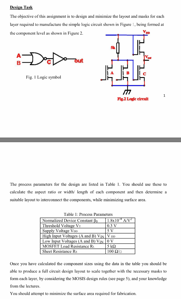 Could you help me with this IC design problem? The | Chegg.com