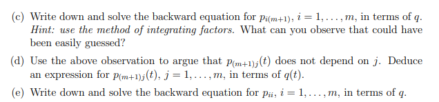 Solved Consider a continuous-time Markov chain {X(t),t>0} | Chegg.com