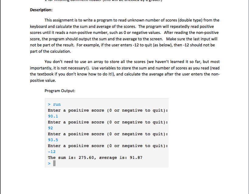 Solved Description This Assignment Is To Write A Program To 4552