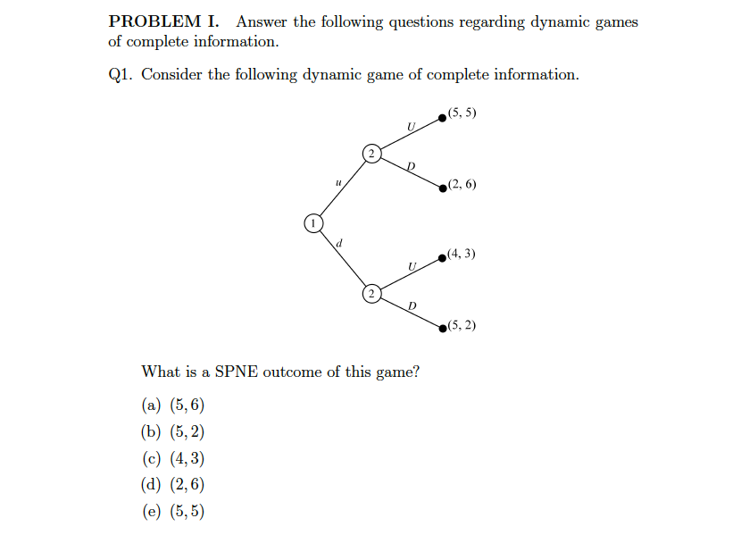 Solved PROBLEM I. Answer the following questions regarding | Chegg.com