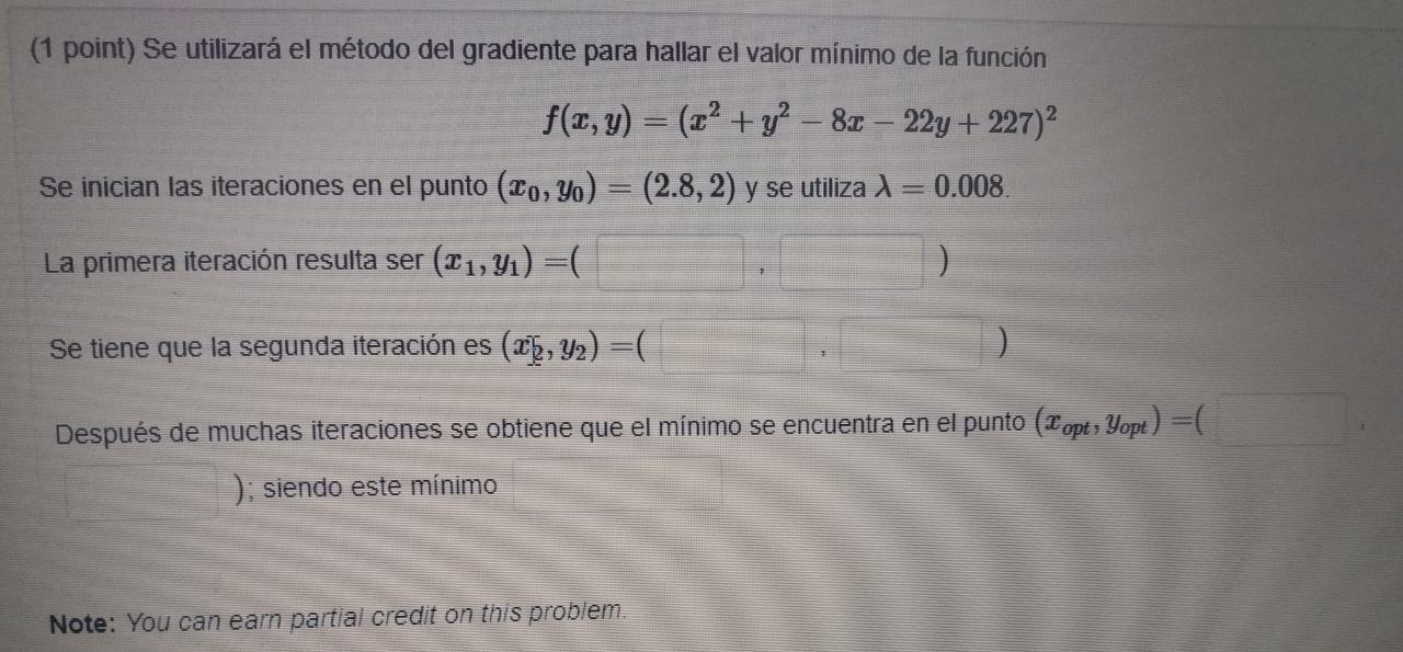 use matlab please The gradient method will be used to | Chegg.com