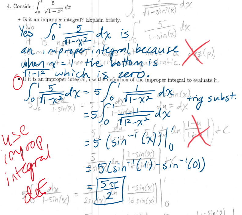 Solved Consider ∫0151-x22dxIs it an improper integral? | Chegg.com