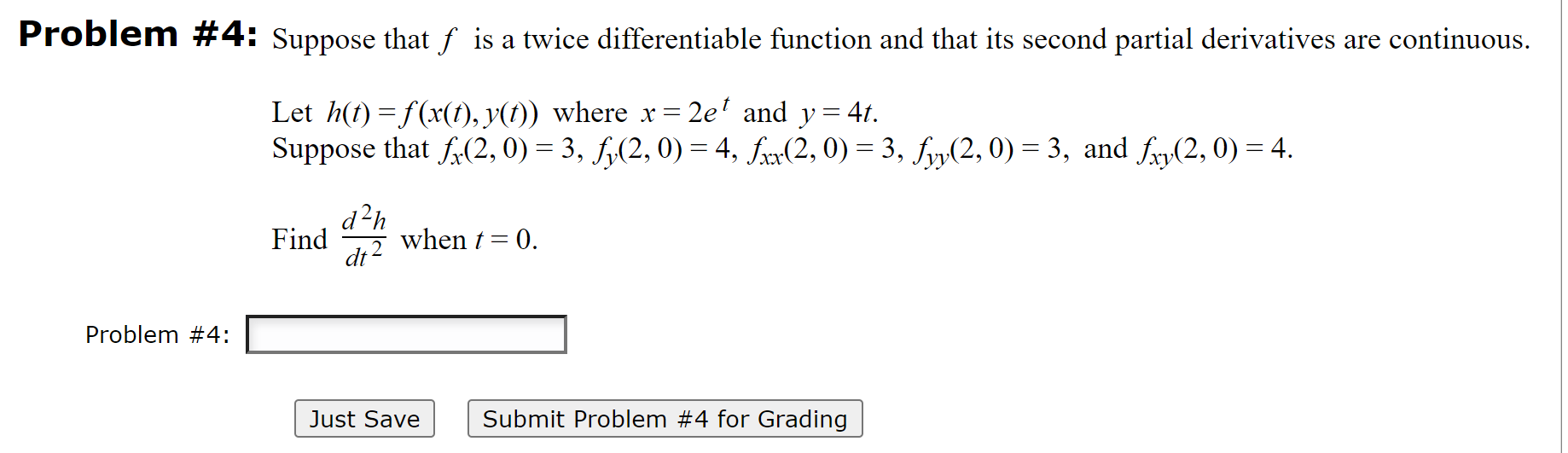 Solved Problem \#4: Suppose that f is a twice differentiable | Chegg.com