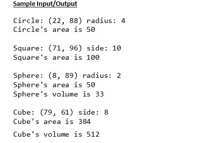 Solved Implement the Shape hierarchy shown below. | Chegg.com