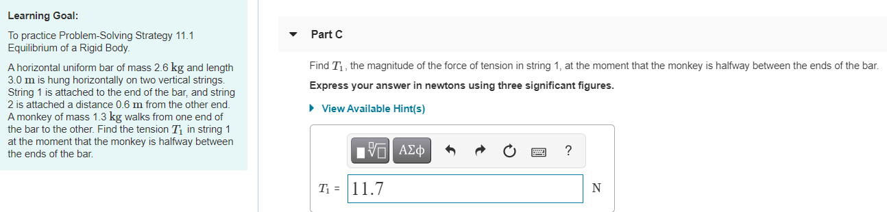 Solved Learning Goal: To practice Problem-Solving Strategy | Chegg.com
