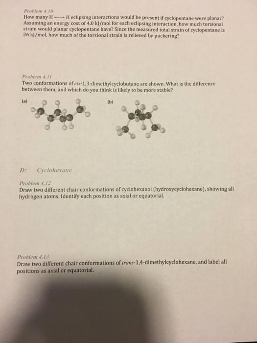Solved How many H H eclipsing interactions would be present | Chegg.com