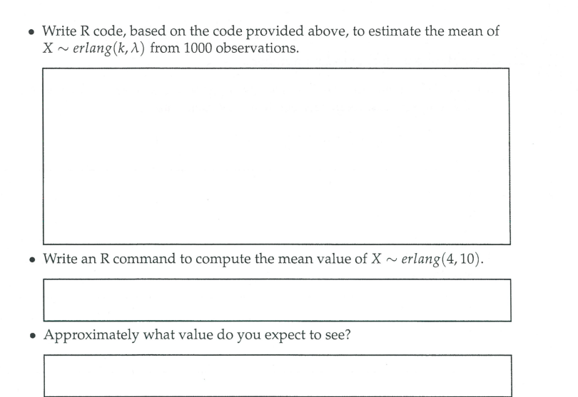 Solved C2. A random variable X is said to have an Erlang | Chegg.com