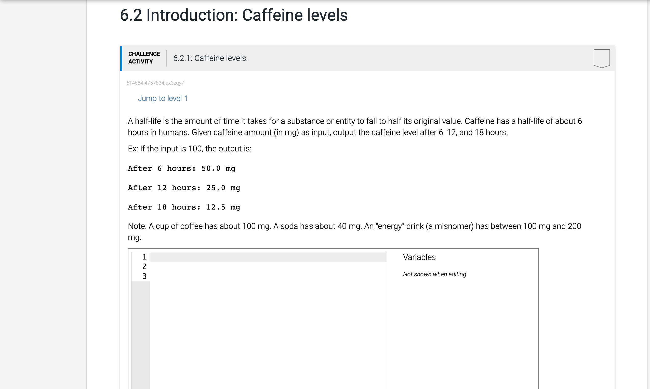 Solved I need help answering this in coral .A half-life is | Chegg.com