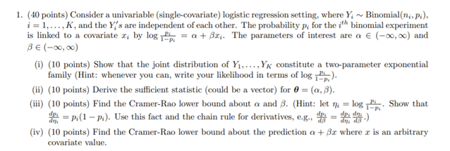 Solved 1. (40 points) Consider a univariable | Chegg.com