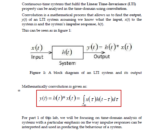 Contintous-time systems that fulfil the Linear | Chegg.com