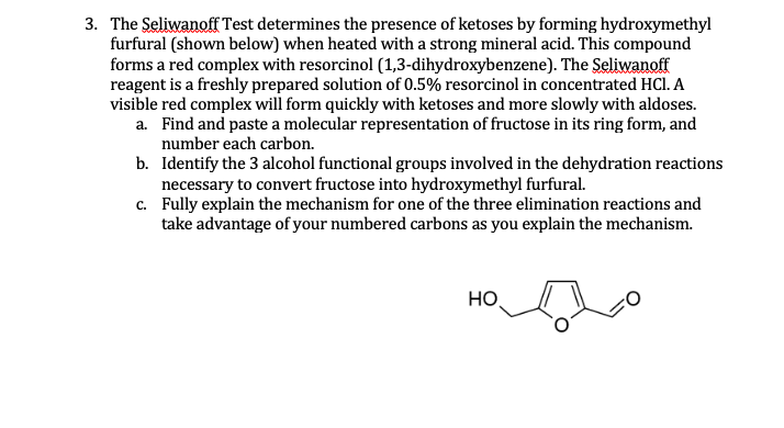 Solved 3. The Seliwanoff Test determines the presence of | Chegg.com