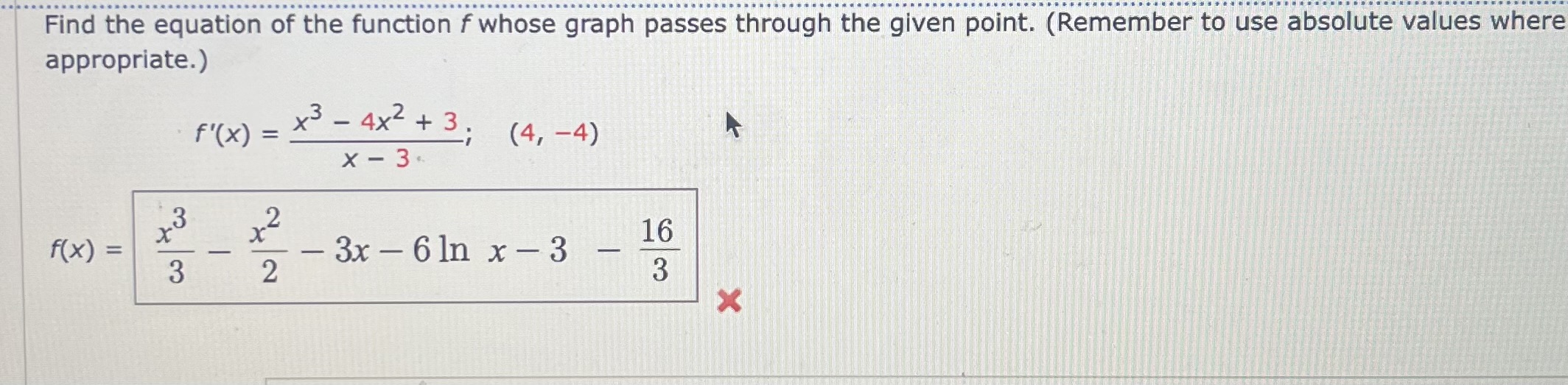 Solved Find the equation of the function f whose graph | Chegg.com