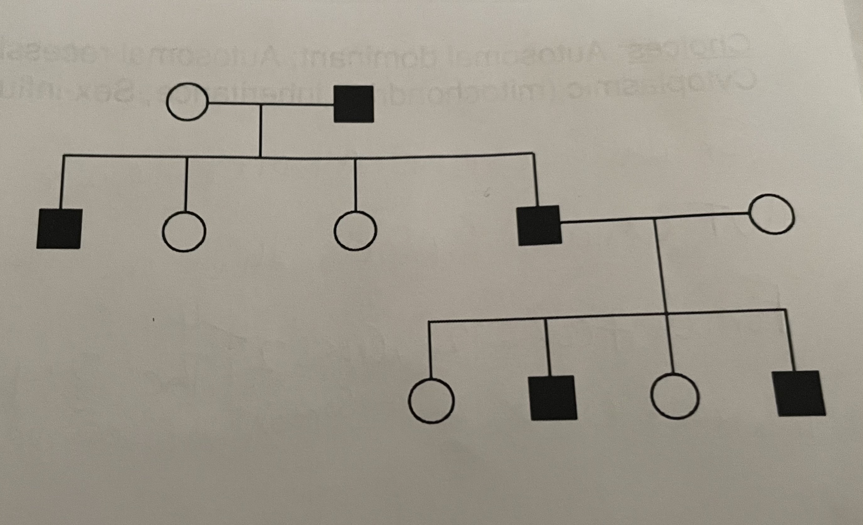 Solved Indicate the most likely mode of inheritance.Choices: | Chegg.com