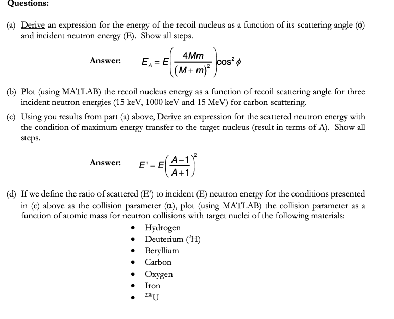 Solved A neutron interacts with a target nucleus in many | Chegg.com