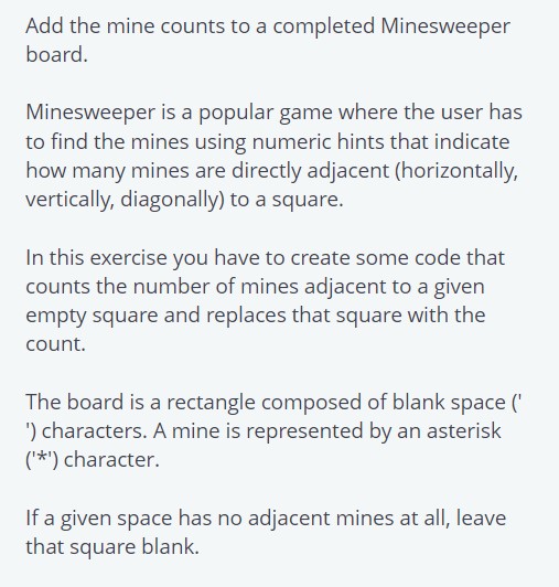 Solved Add the mine counts to a completed Minesweeper board. | Chegg.com
