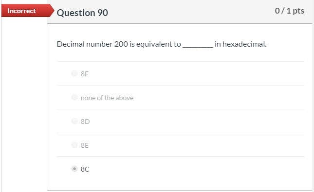 (Solved) : 0 2 Pts Incorrect Question 74 Given Following Pseudocode ... (Solved) : 0 2 Pts Incorrect Question 74 Given Following Pseudocode ...