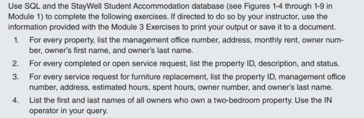 Solved Hello, I need help with my SQL class, My questions I | Chegg.com