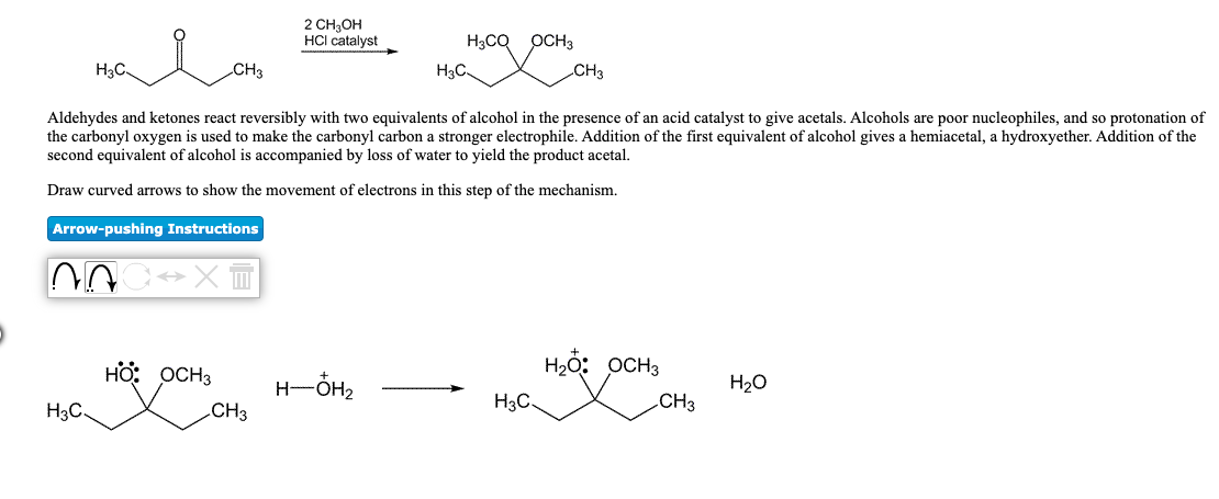 Solved 2 CH3OH HCl catalyst H3COOCH3 H3C CH3 H3C CH3 | Chegg.com