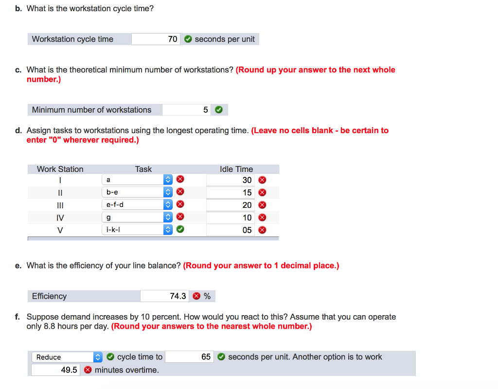 Solved An assembly line is to be designed to operate 8.75 | Chegg.com