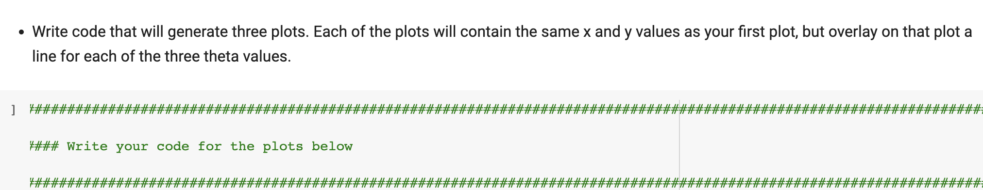 Solved - Write code that will generate three plots. Each of | Chegg.com