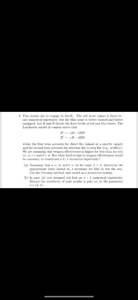 4.2 Dynamical Systems Dynamical system models are the | Chegg.com