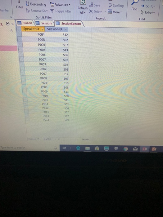 Solved Question 2. Download the database conference.mdb. | Chegg.com