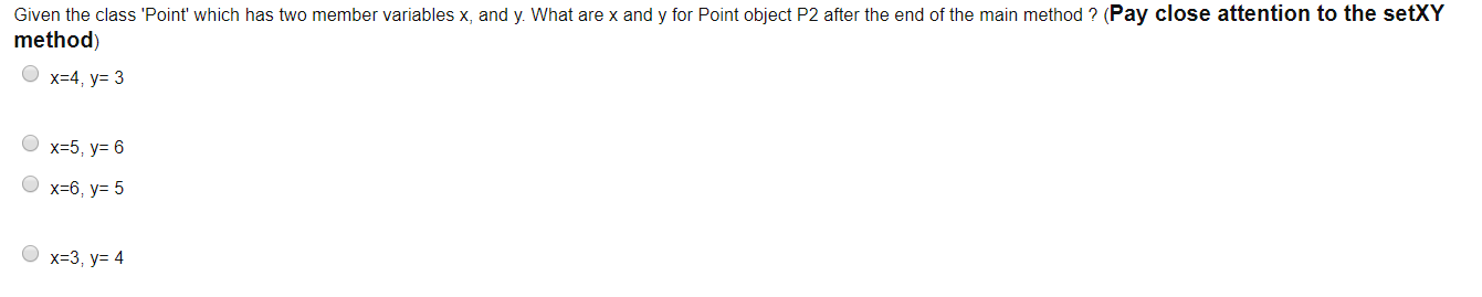 Solved Public Class Point Private Int X Private Int Y 7535