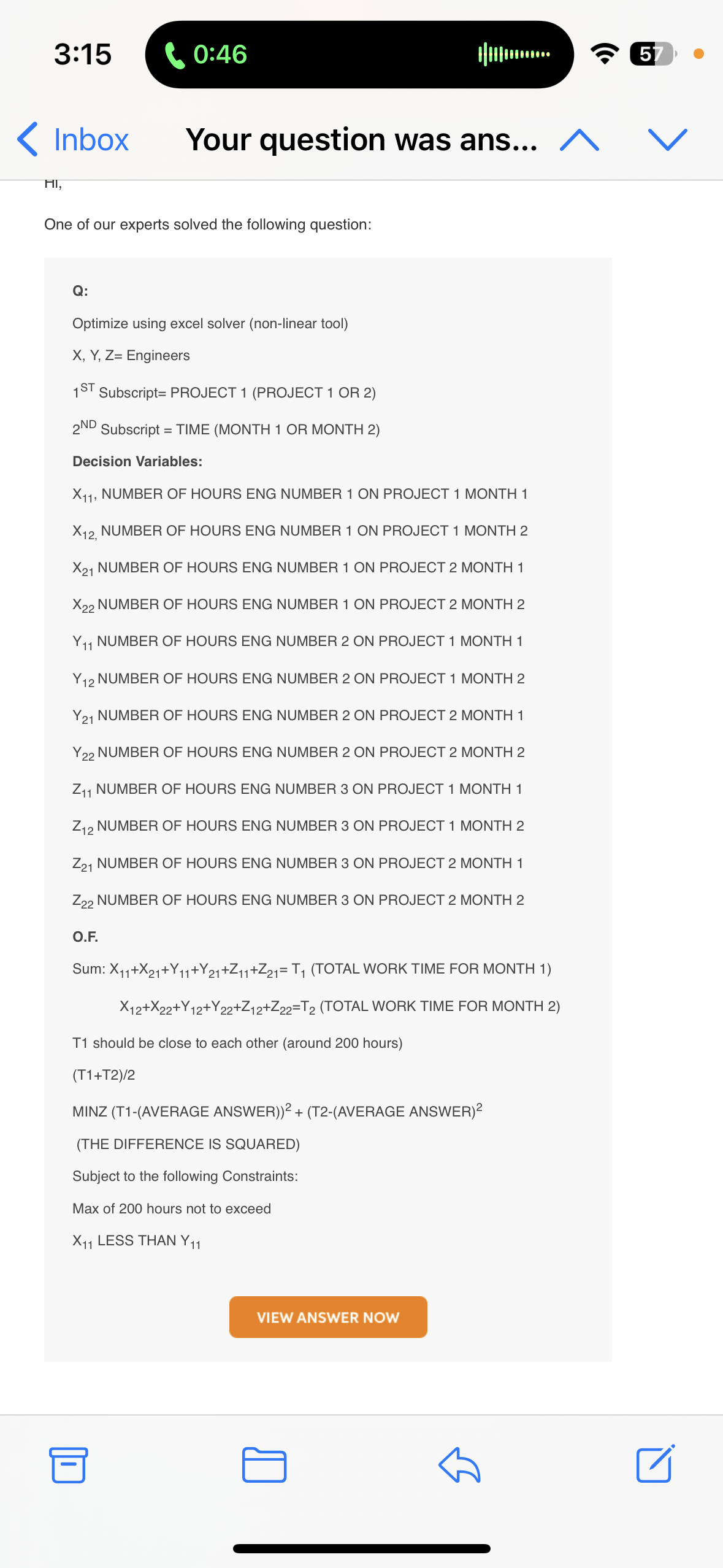 Solved One Of Our Experts Solved The Following Question Q 