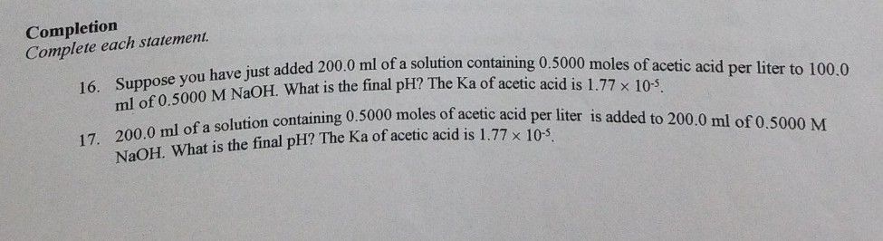 Solved Completion Complete each statement. iust added 200.0 | Chegg.com