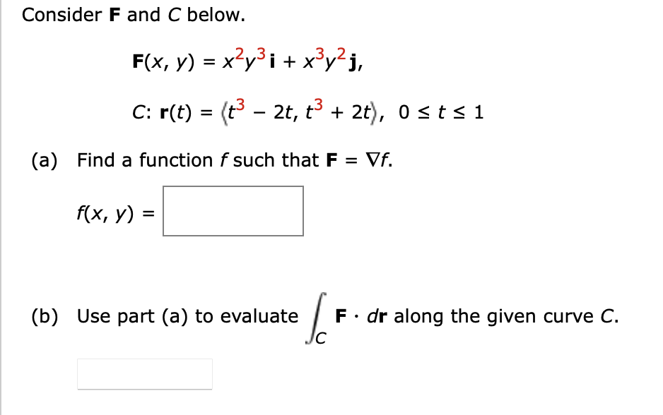 Solved Consider F and C below. | Chegg.com