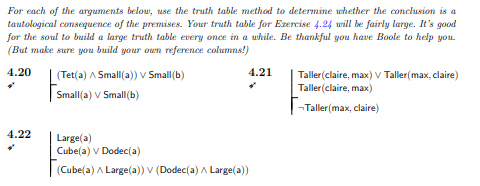 Solved For each of the arguments below, use the truth table | Chegg.com