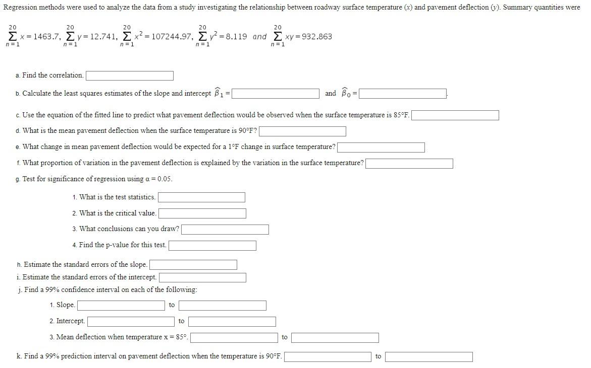 Solved Regression methods were used to analyze the data from | Chegg.com