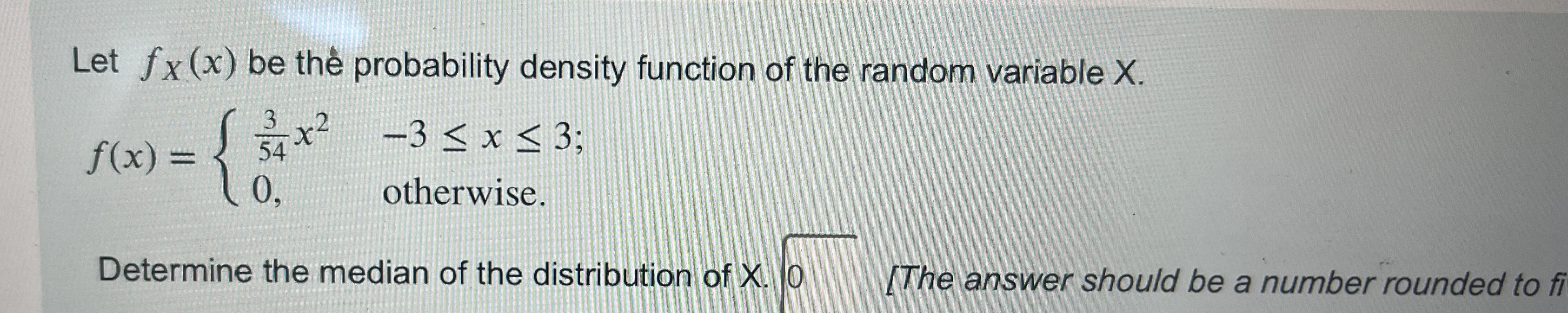 Solved Let f_(x)(x) be the probability density function of | Chegg.com