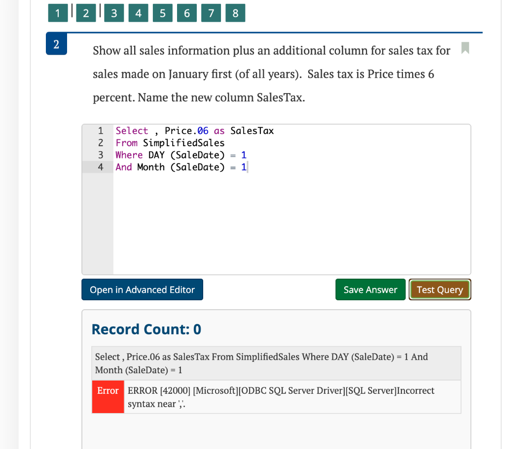 Solved Not sure what im doing wrong but it keeps saying its | Chegg.com