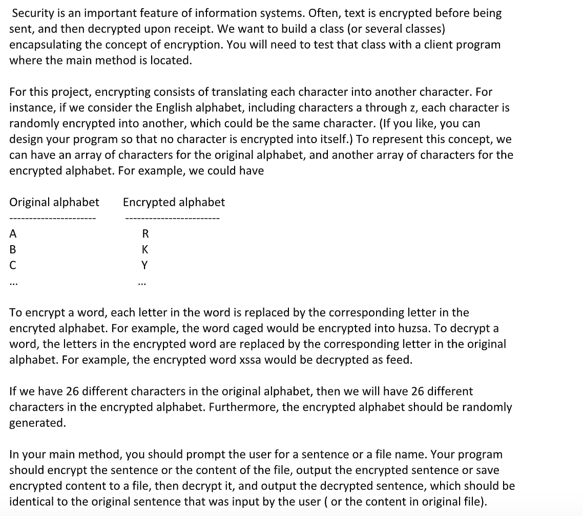 Solved Security is an important feature of information | Chegg.com