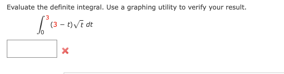 Solved Evaluate the definite integral. Use a graphing | Chegg.com
