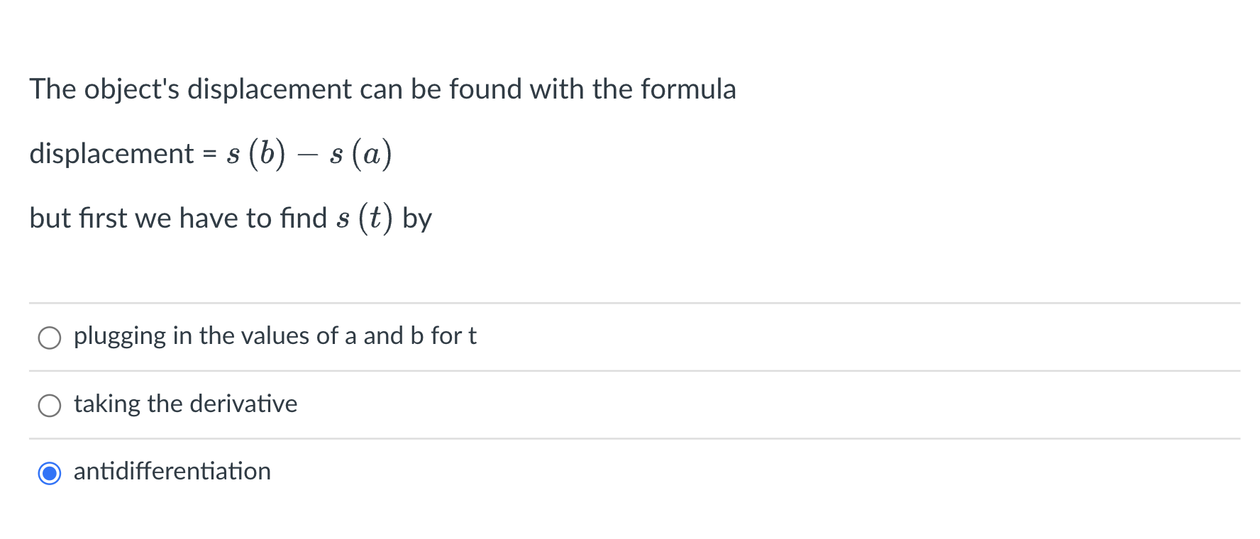 Solved An object travels with velocity function given by | Chegg.com