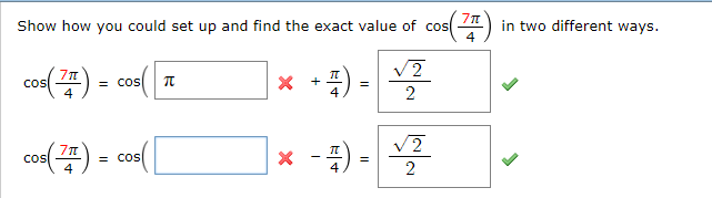 Solved Show how you could set up and find the exact value of | Chegg.com