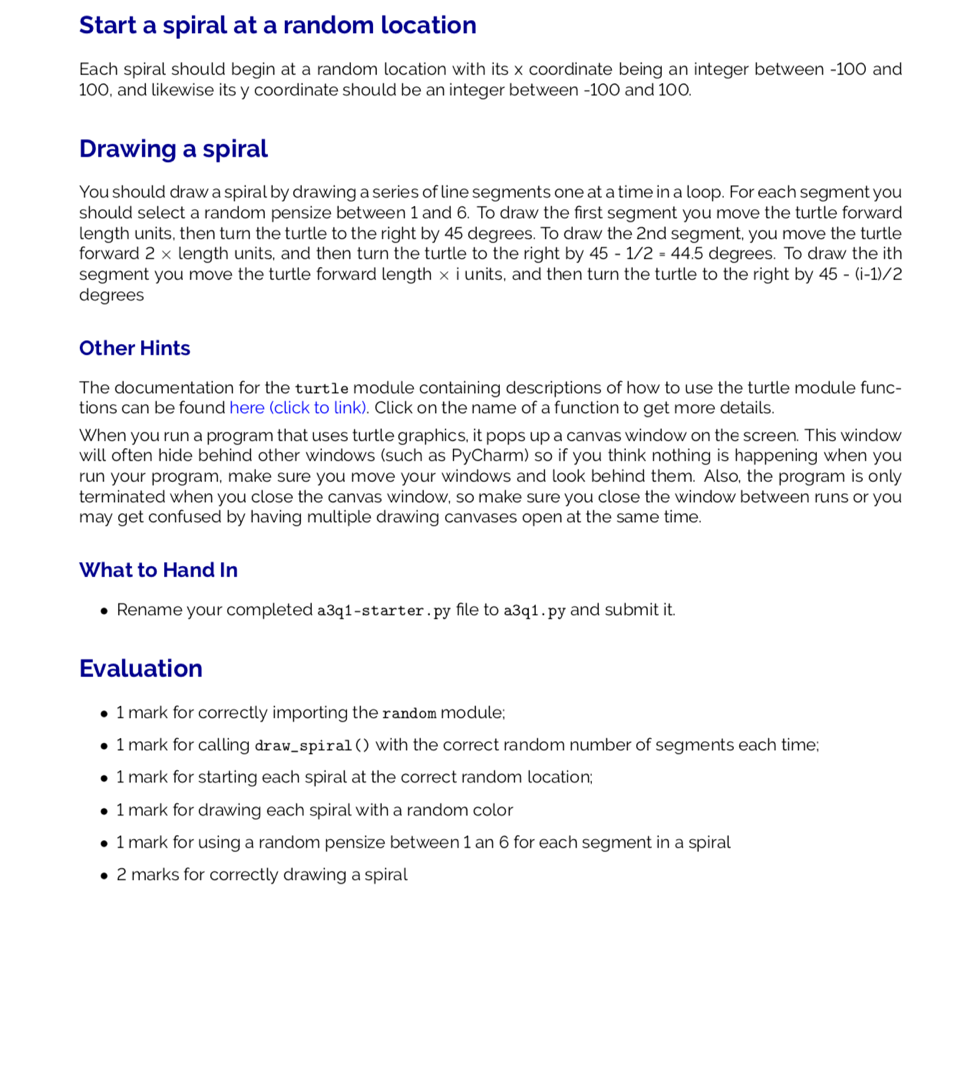 Question 1 (7 points): Purpose: To practice loops, | Chegg.com