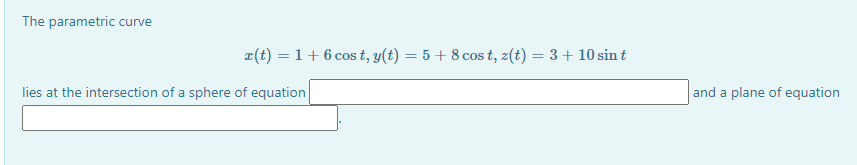 Solved The parametric curve | Chegg.com