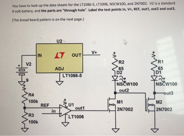 Solved You have to look up the data sheets for the LT1086-5, | Chegg.com