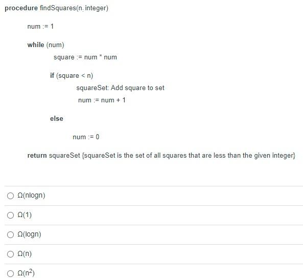 Solved Big- Θ estimates of time complexity can be directly | Chegg.com