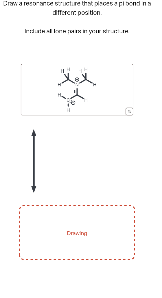 Solved Draw a resonance structure that places a pi bond in a | Chegg.com