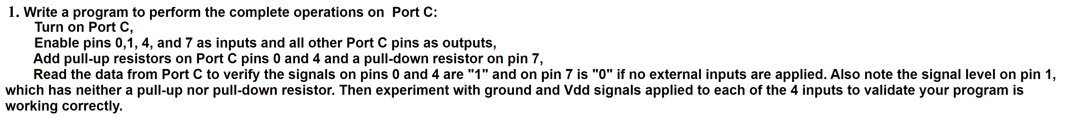 Solved ) 7 1. Write a program to perform the complete | Chegg.com
