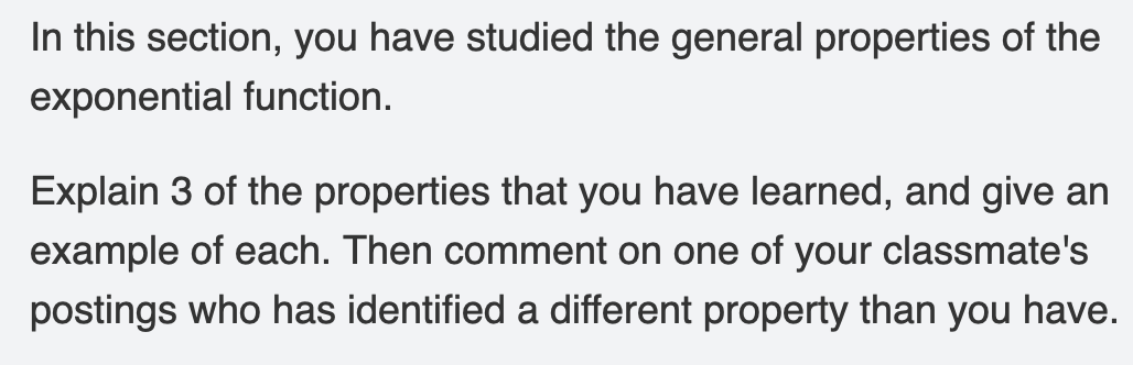 Solved In this section, you have studied the general | Chegg.com