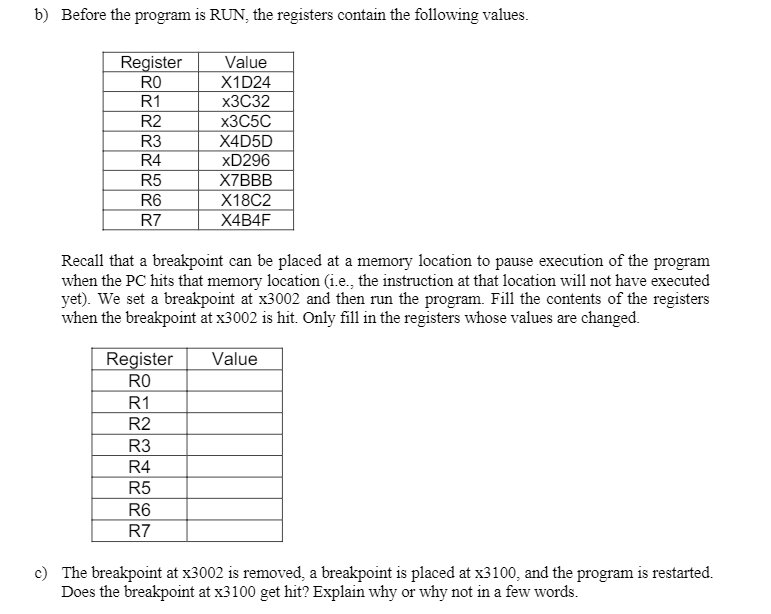 Solved Problem 13 Consider the following program written in | Chegg.com