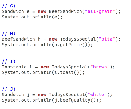 Solved interface Toastable { String toast(); } // abstract | Chegg.com