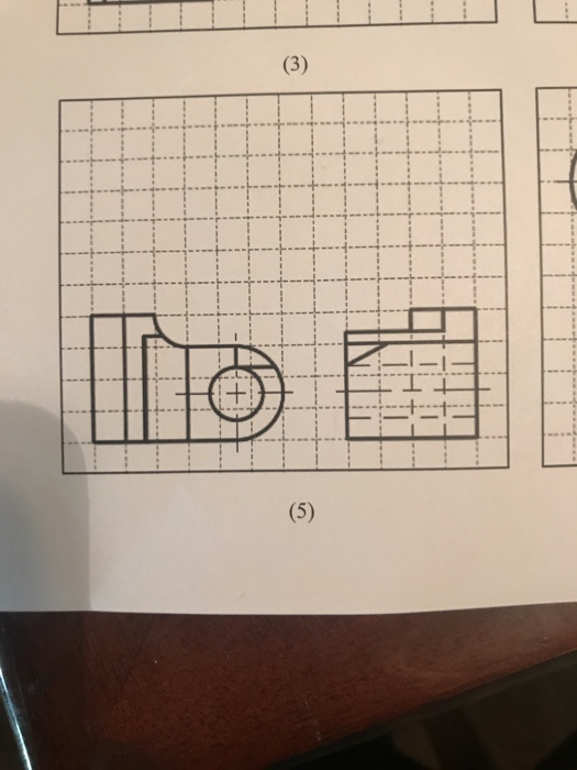 Solved Name Worksheet Orthographic Projections II Date: | Chegg.com