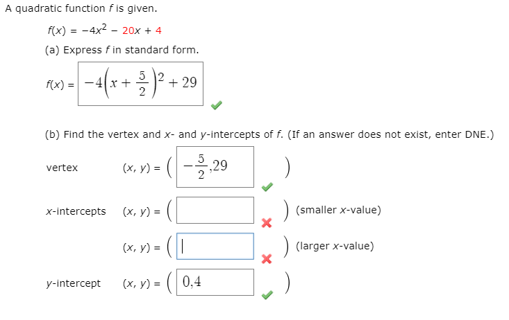Solved A quadratic function f is given. f(x) = -x2 + 8x + 4 | Chegg.com